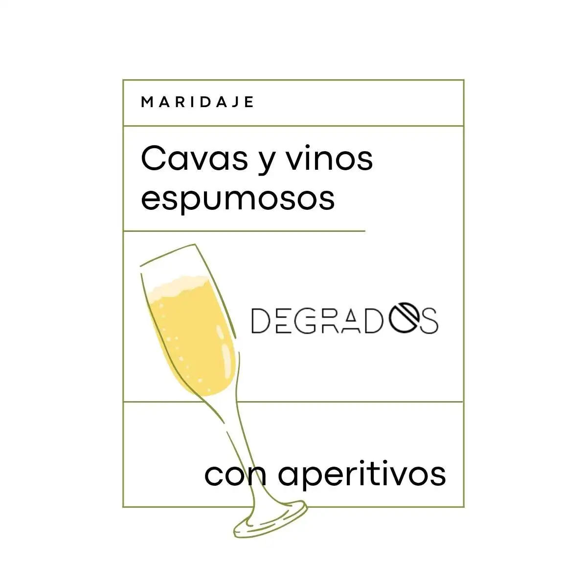 ¿Cómo combinar vinos espumosos y cavas con aperitivos?